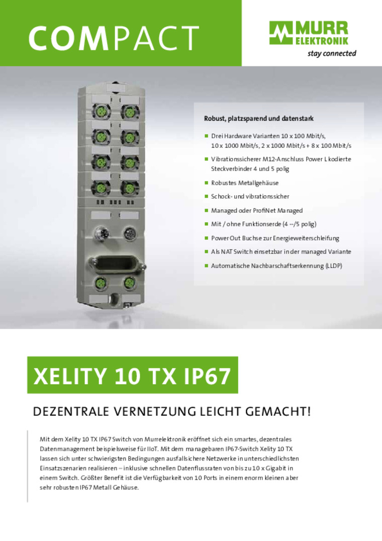 Prospekte | Murrelektronik