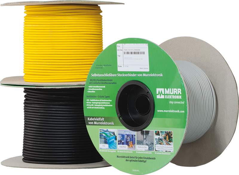Sensor and actuator cable spools | Murrelektronik