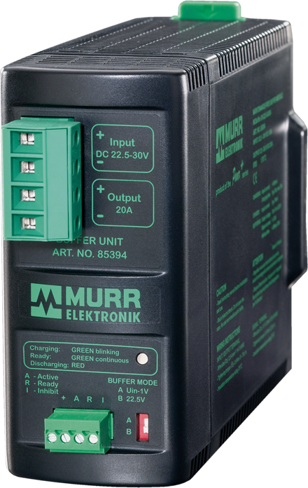 Buffer modules secure power supplies | Murrelektronik